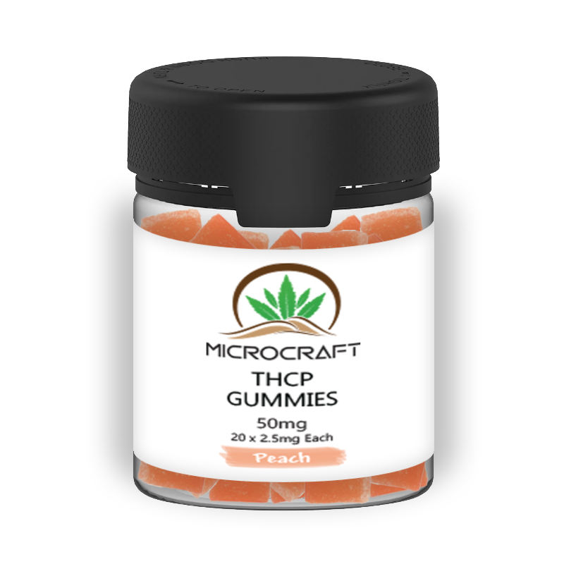 Microcraft 2.5mg THCP Gummies (Vegan) / 20 Count | Microcraft CBD